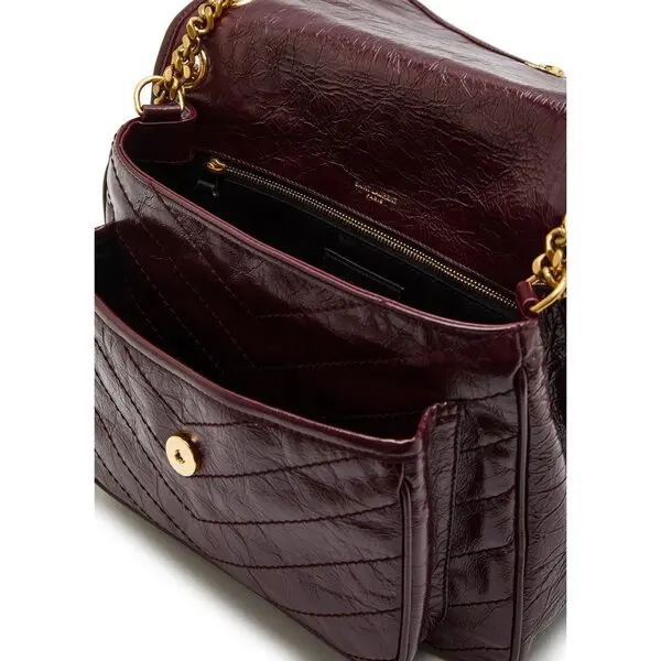 Saint Laurent Patent Leather Shoulder Bag