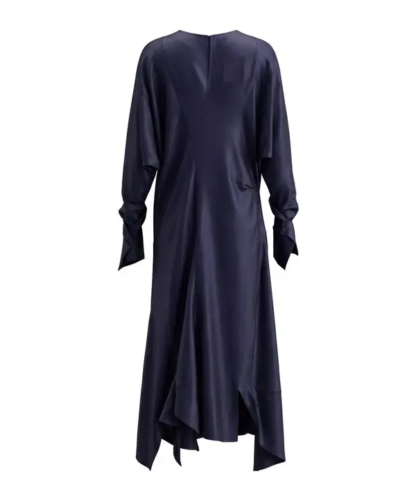 UMA WANG Round Neck Pleated Dress