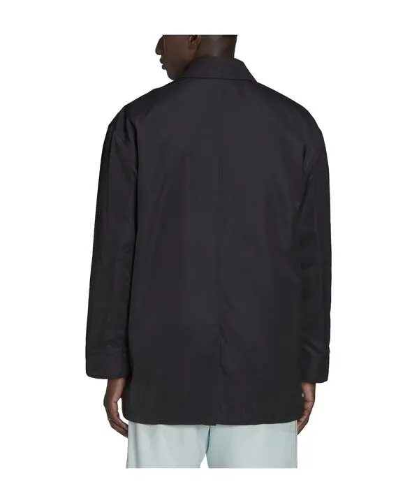 ADIDAS ORIGINALS Collared Long Shirt-style Jacket