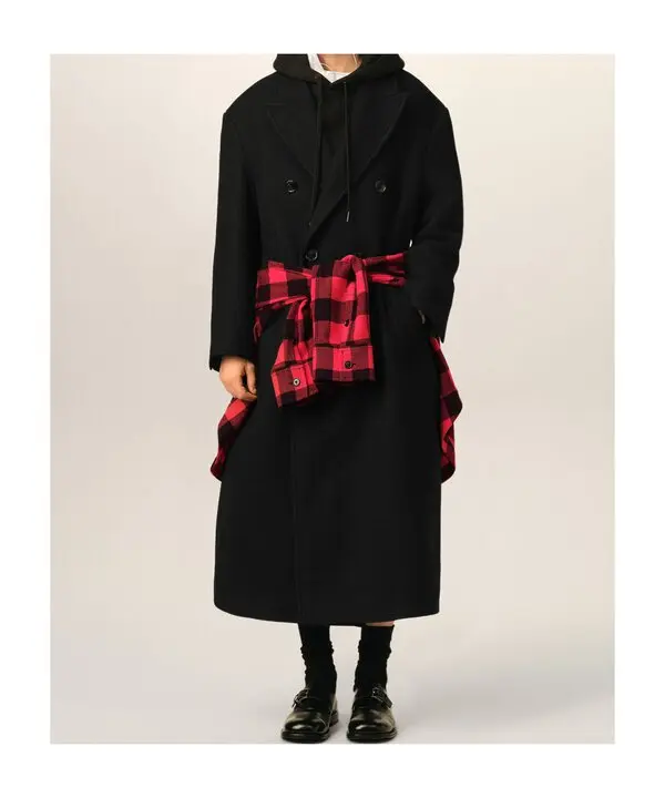 AMI Paris Long Double-breasted Coat