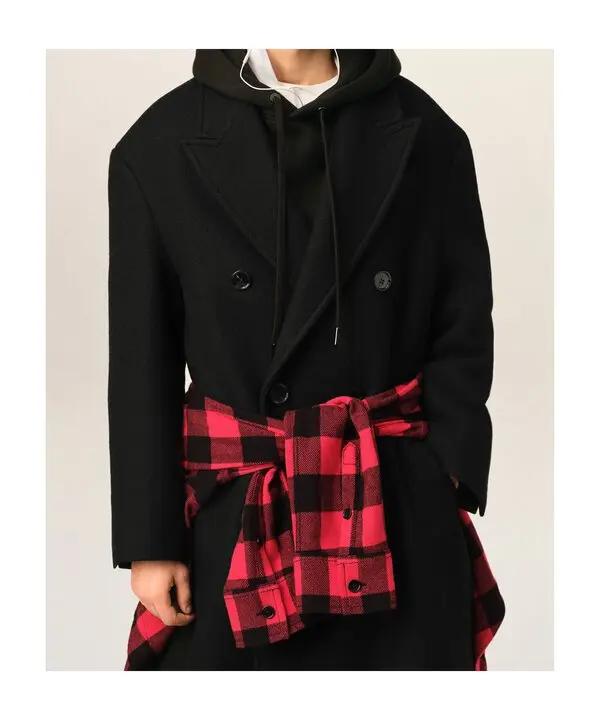 AMI Paris Long Double-breasted Coat