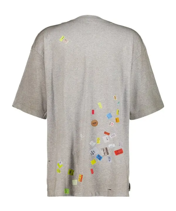 Mihara Yasuhiro Price Tag Sticker Printed T-shirt