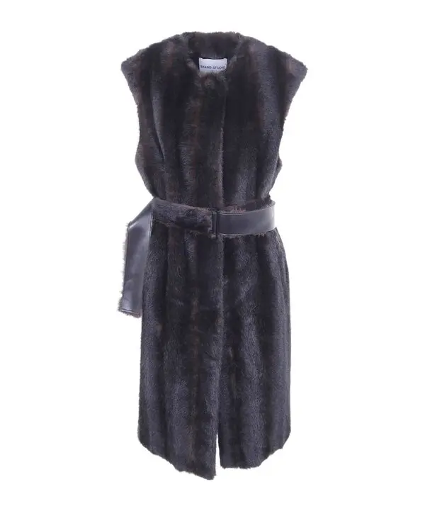 STAND STUDIO Klara' Faux Fur Rich Vest