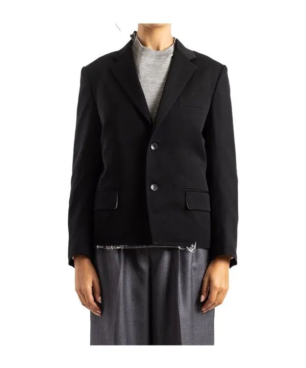Comme Des Garçons Single-breasted Tailored Blazer