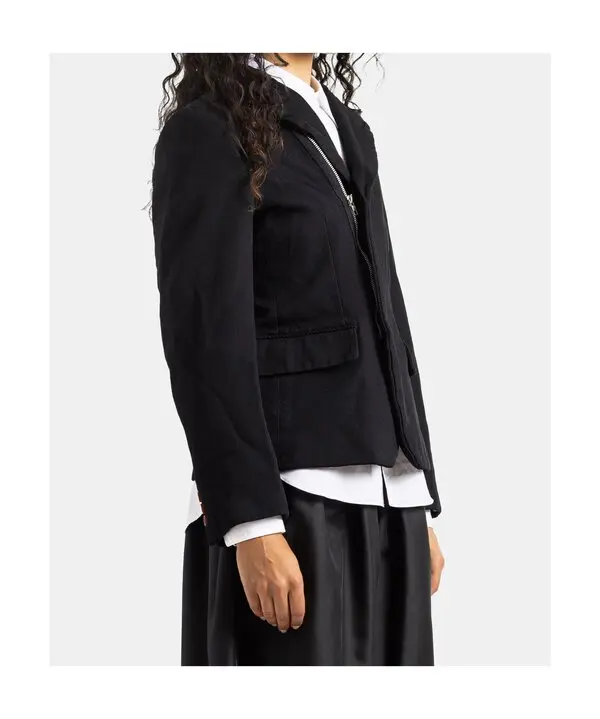 Comme Des Garçons Zipped Tailored Blazer