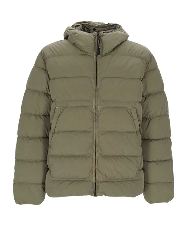 C.P. COMPANY Chrome-r Goggle Quilted Hooded Jacket