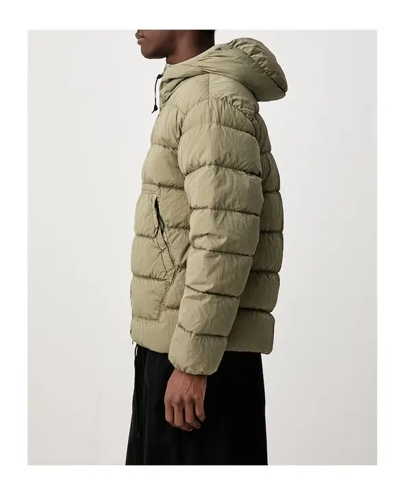 C.P. COMPANY Chrome-r Goggle Quilted Hooded Jacket
