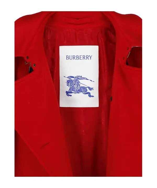 Burberry Double Breasted Belted Trench Coat