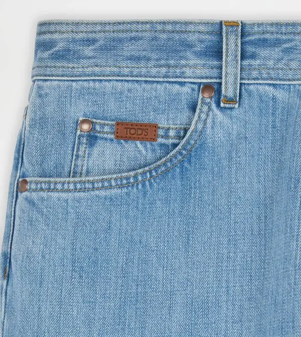 TOD'S Jeans 5 Poches En Coton