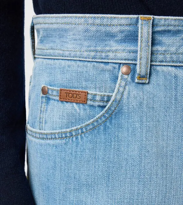 TOD'S Jeans 5 Poches En Coton