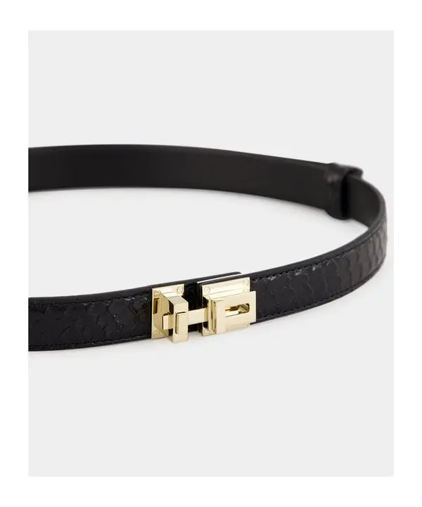 TOM FORD Braided-effect T-clasp Belt