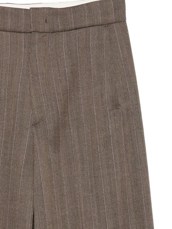 Soeur Pinstripe Straight Leg Trousers