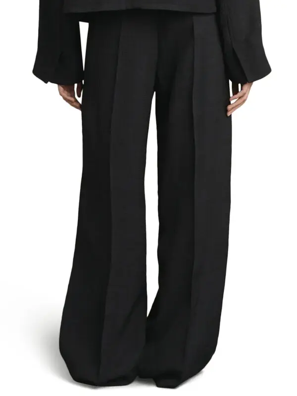 Soeur Pressed-crease Wide-leg Trousers