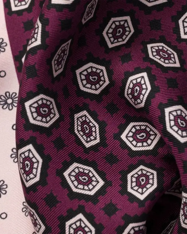 Prada Printed Silk Twill Scarf 90