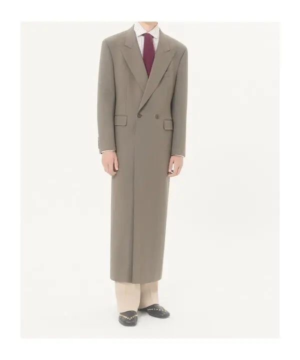 Valentino Garavani Double-breasted Lightweight Wool Coat
