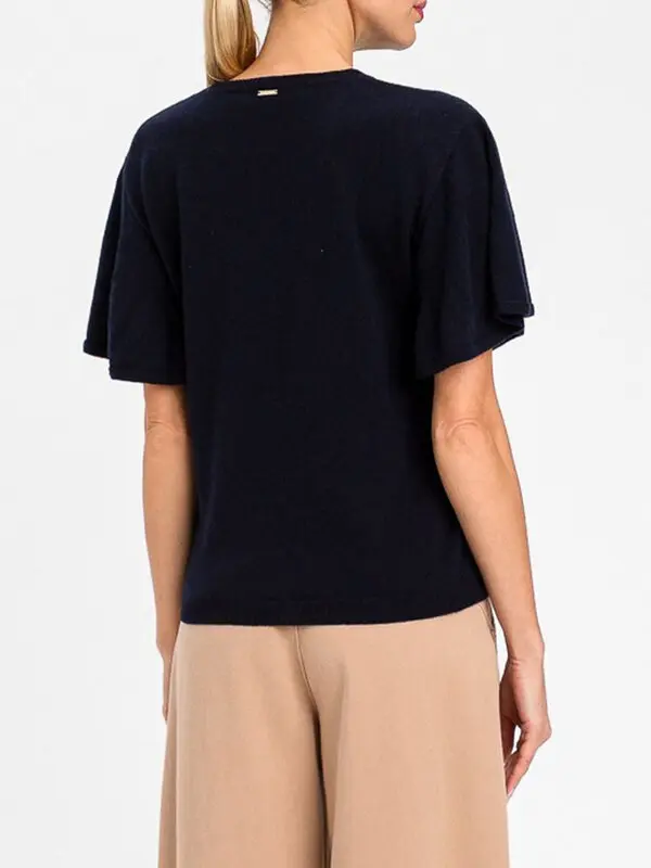 TWINSET Ruffled-sleeve T-shirt