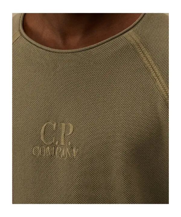 C.P. COMPANY Pigment-dyed Mock-neck Sweatshirt