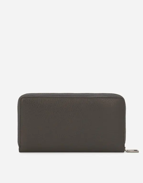 Dolce & Gabbana Dg Logo Zip-around Leather Wallet
