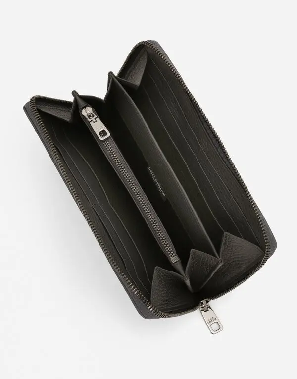 Dolce & Gabbana Dg Logo Zip-around Leather Wallet