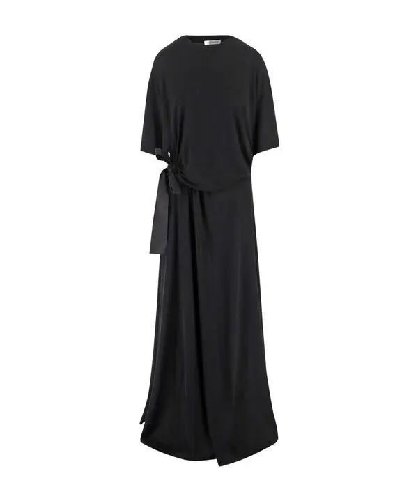 Balenciaga Long Dress With Side Knot