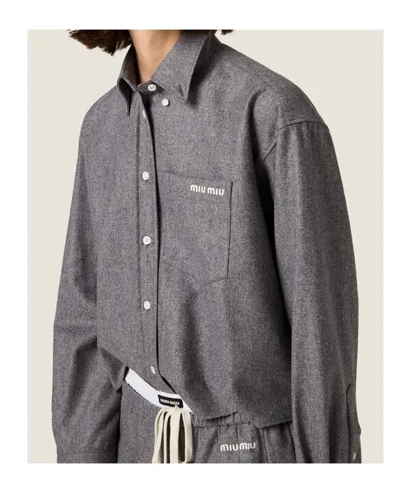 Miu Miu Flannel Shirt