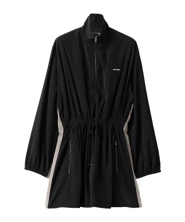 Miu Miu Technical Silk Dress