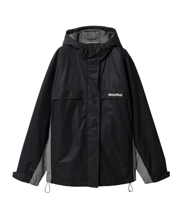 Miu Miu Waxed Canvas Jacket