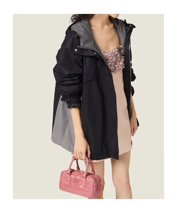 Miu Miu Waxed Canvas Jacket