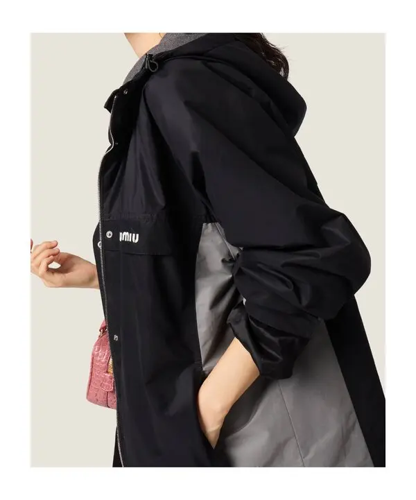 Miu Miu Waxed Canvas Jacket