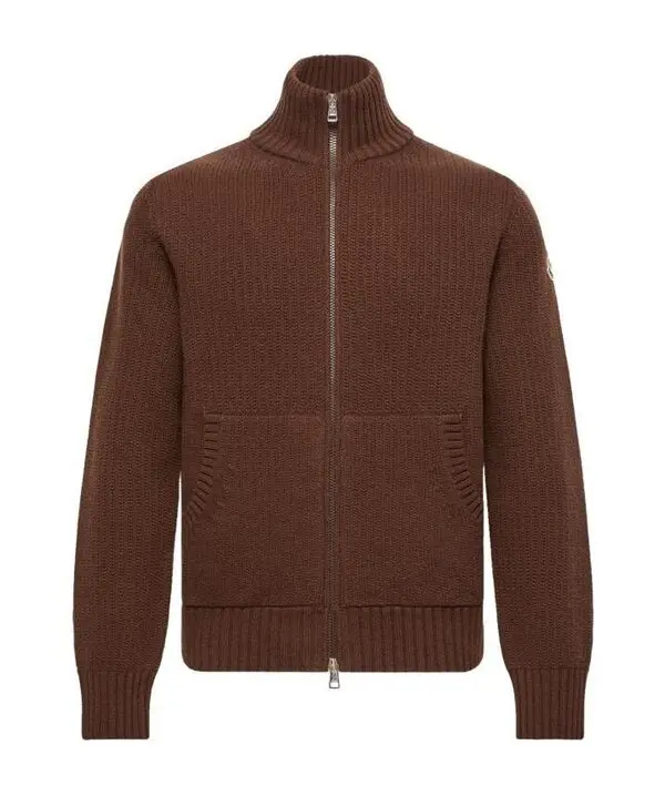 Moncler Wool Cashmere Blend Cardigan