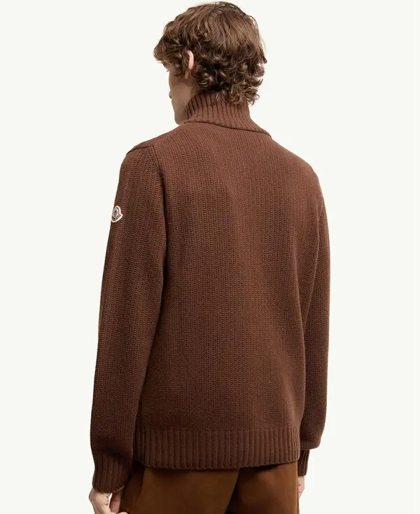 Moncler Wool Cashmere Blend Cardigan