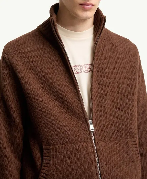 Moncler Wool Cashmere Blend Cardigan