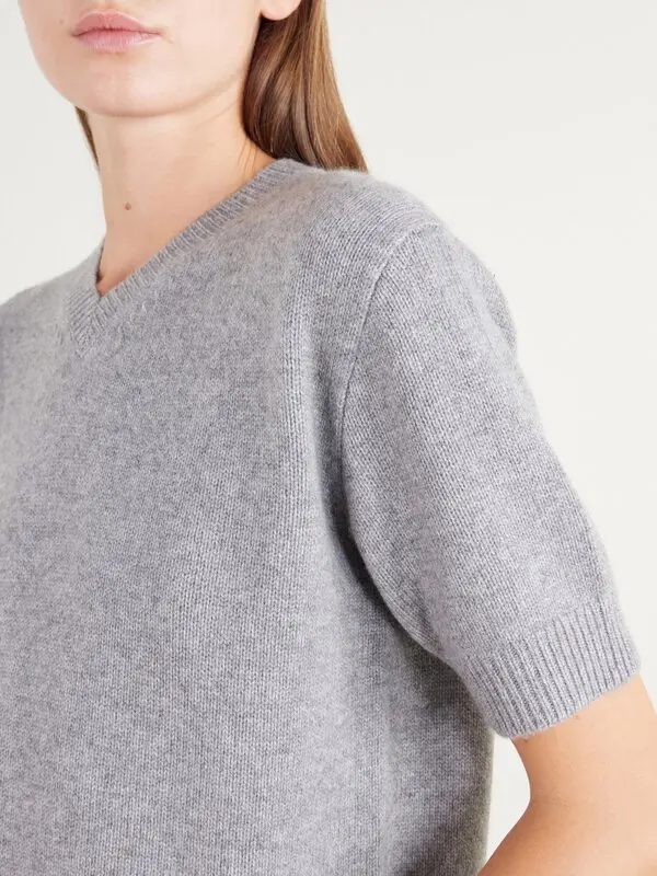 Theory Cropped Cashmere Sweater