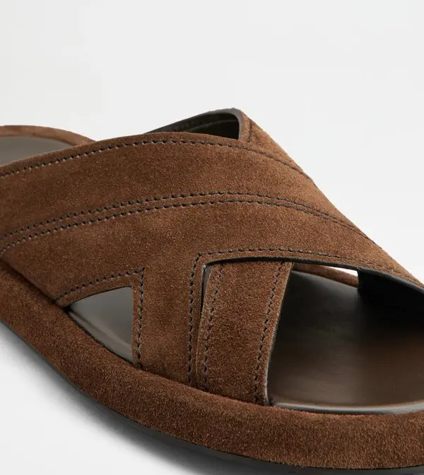 TOD'S Sandals In Suede
