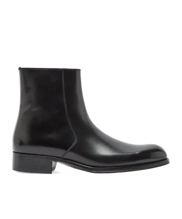 TOM FORD Leather Ankle Boots