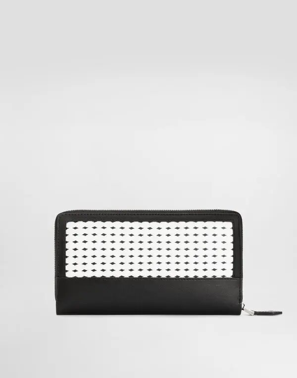 Dolce & Gabbana Woven Plonge Calfskin Wallet