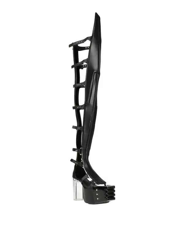 Rick Owens Knee-high Leather Boots