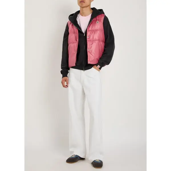 Moncler Stand-collar Snap Down Vest