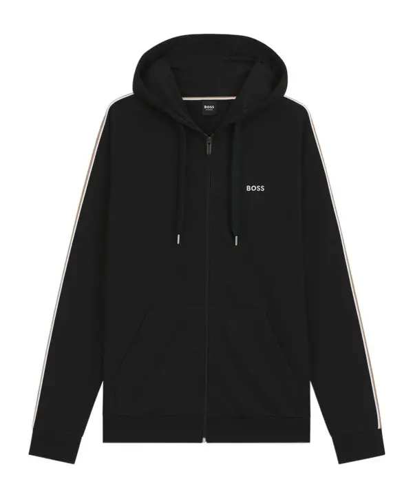 Hugo Boss Side-stripe Full-zip Hoodie