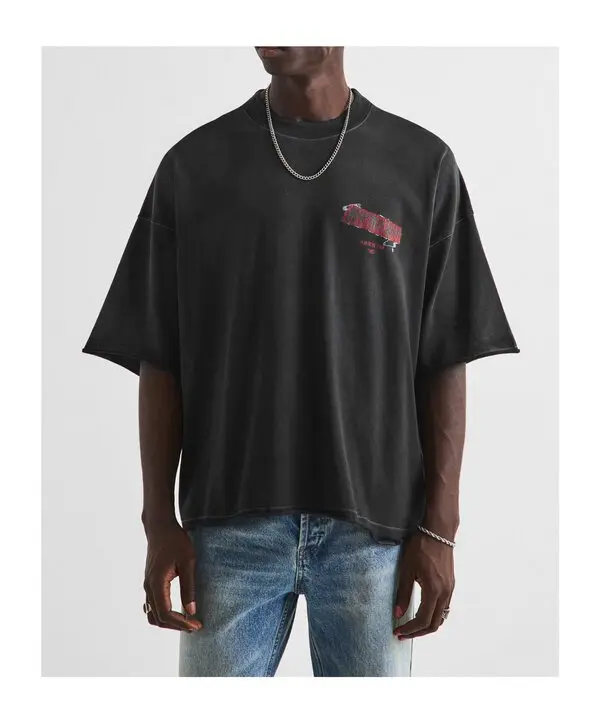 REPRESENT Graphic Cotton Short-sleeve Oversized T-shirt