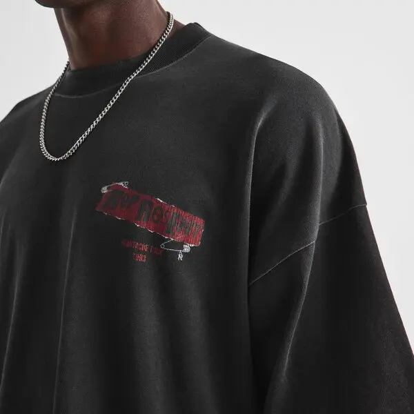 REPRESENT Graphic Cotton Short-sleeve Oversized T-shirt