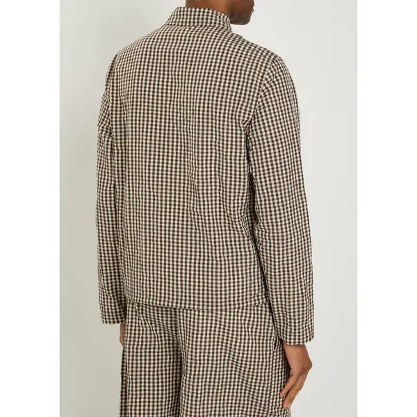 Moncler Check Lapel Full-zip Jacket
