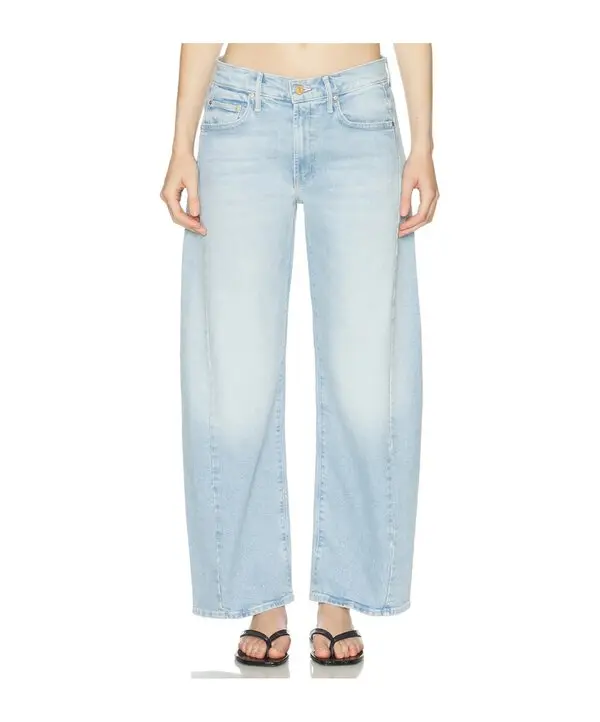 MOTHER Faded Wide-leg Jeans