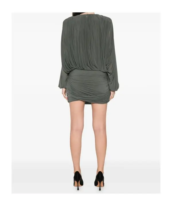 Magda Butrym Ruched Gathered-detailing Mini Dress