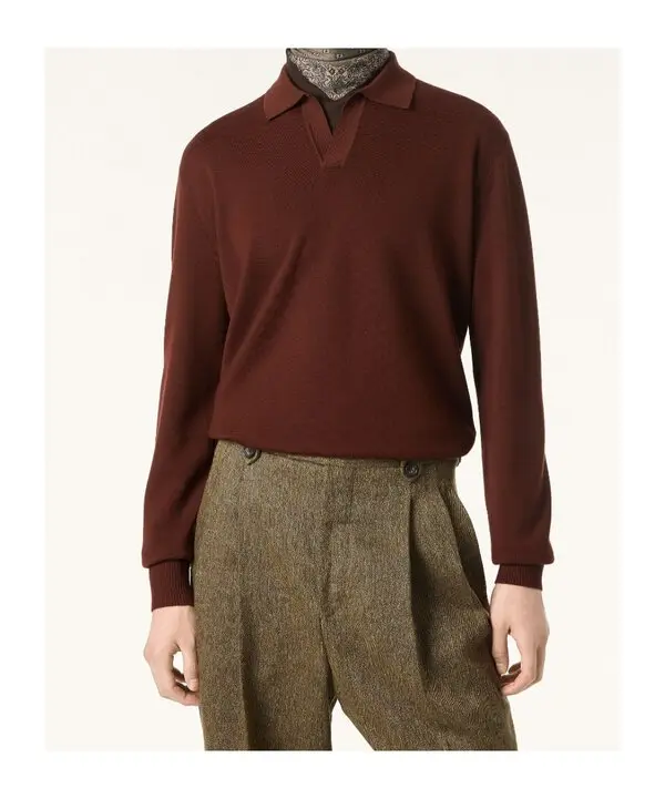 Loro Piana Buttonless Polo-shirt