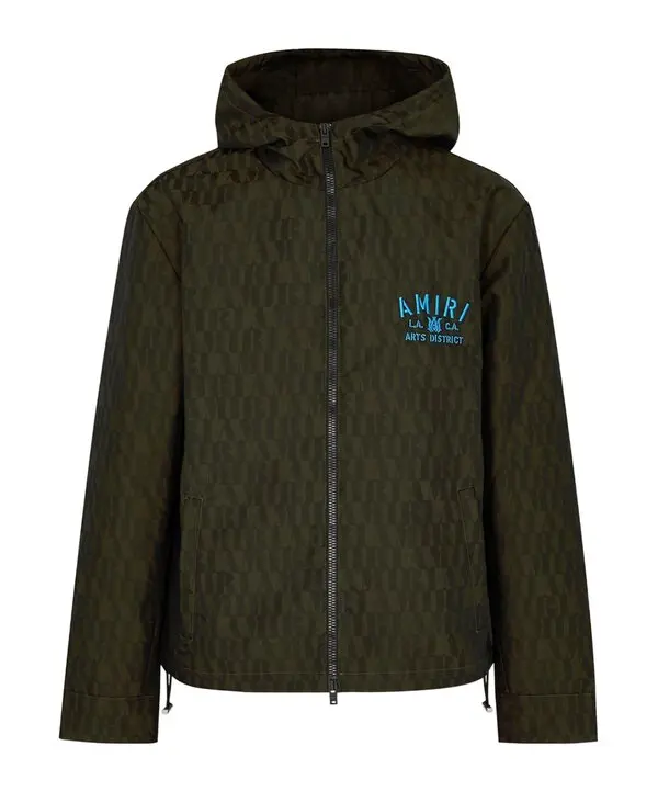 Amiri Jacquard Hooded Windbreaker