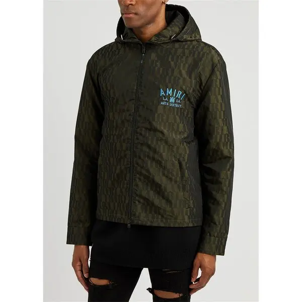 Amiri Jacquard Hooded Windbreaker