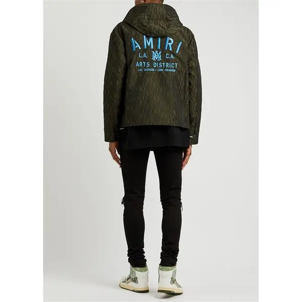 Amiri Jacquard Hooded Windbreaker