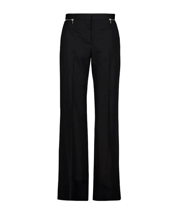 Stella McCartney Zip-detailed Straight-leg Trousers