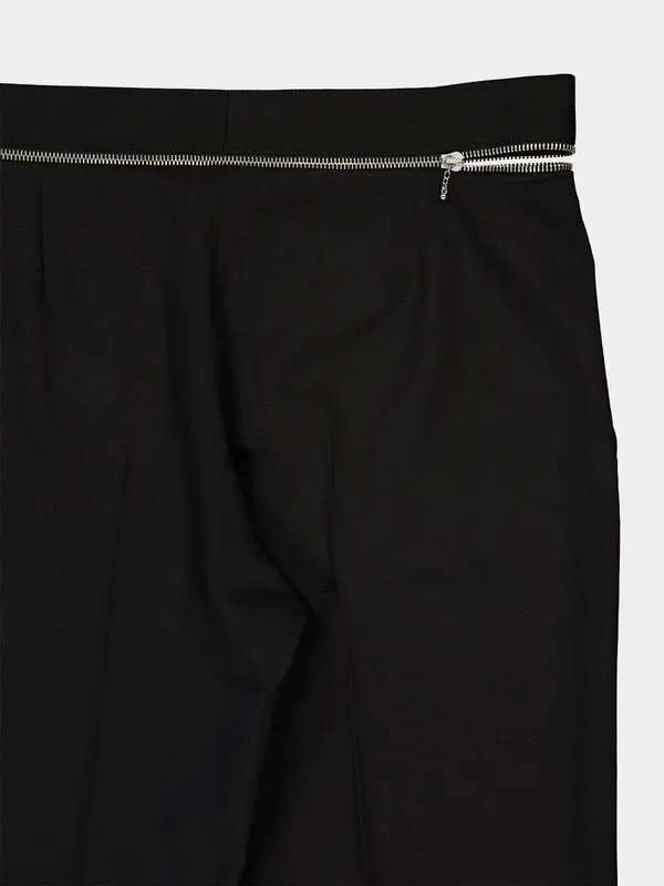 Stella McCartney Zip-detailed Straight-leg Trousers